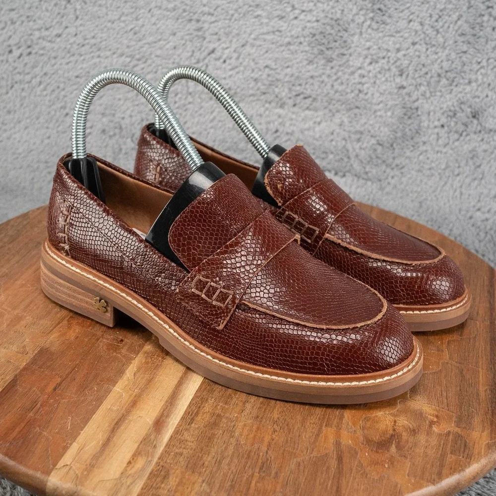 Lucky Brand | Shoes | Lucky Brand Salima Loafers Women Size 55m Brown ...
